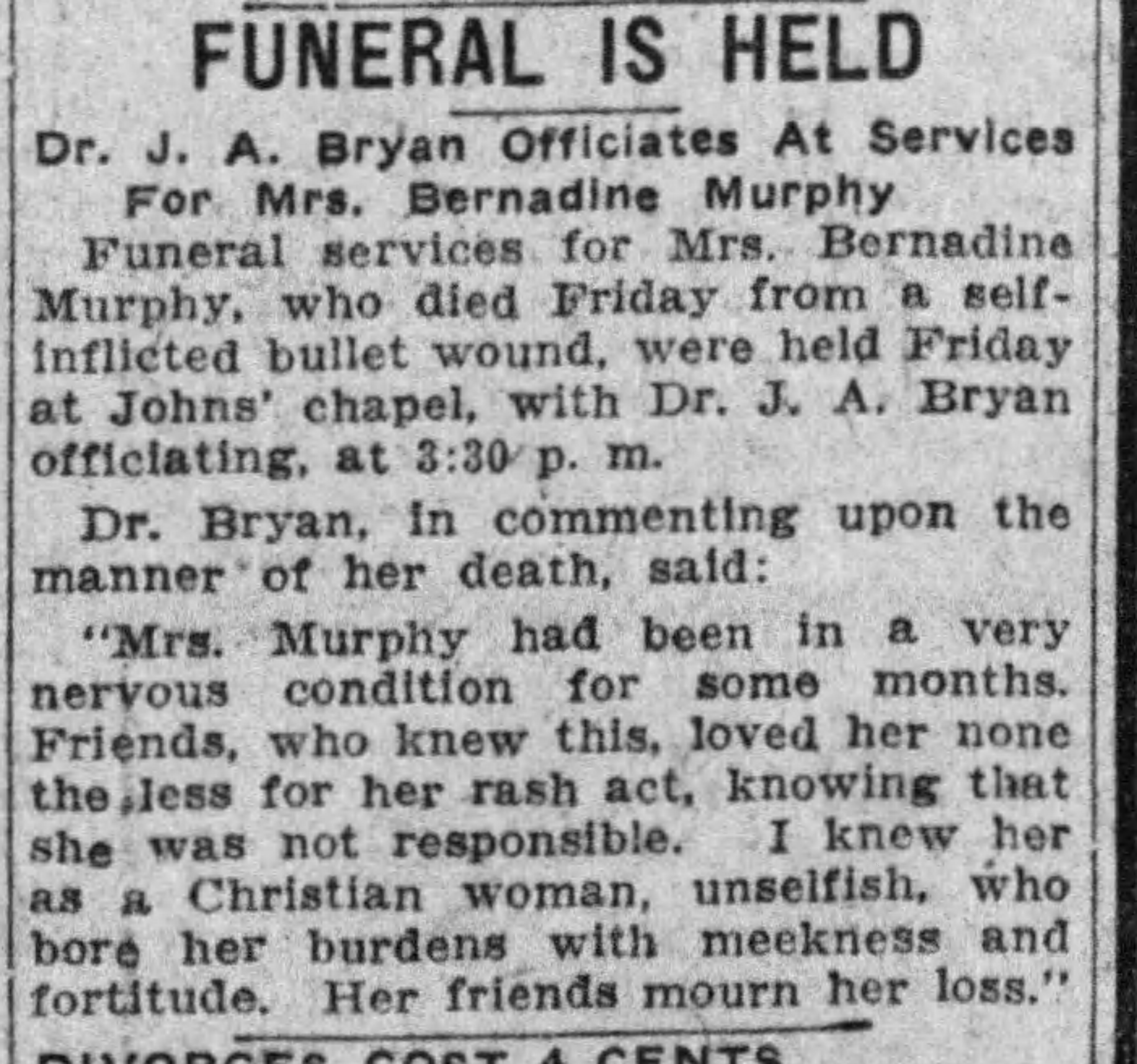 Funeral Held from Birmingham News on 1924-04-05 – Brother Bryan of ...